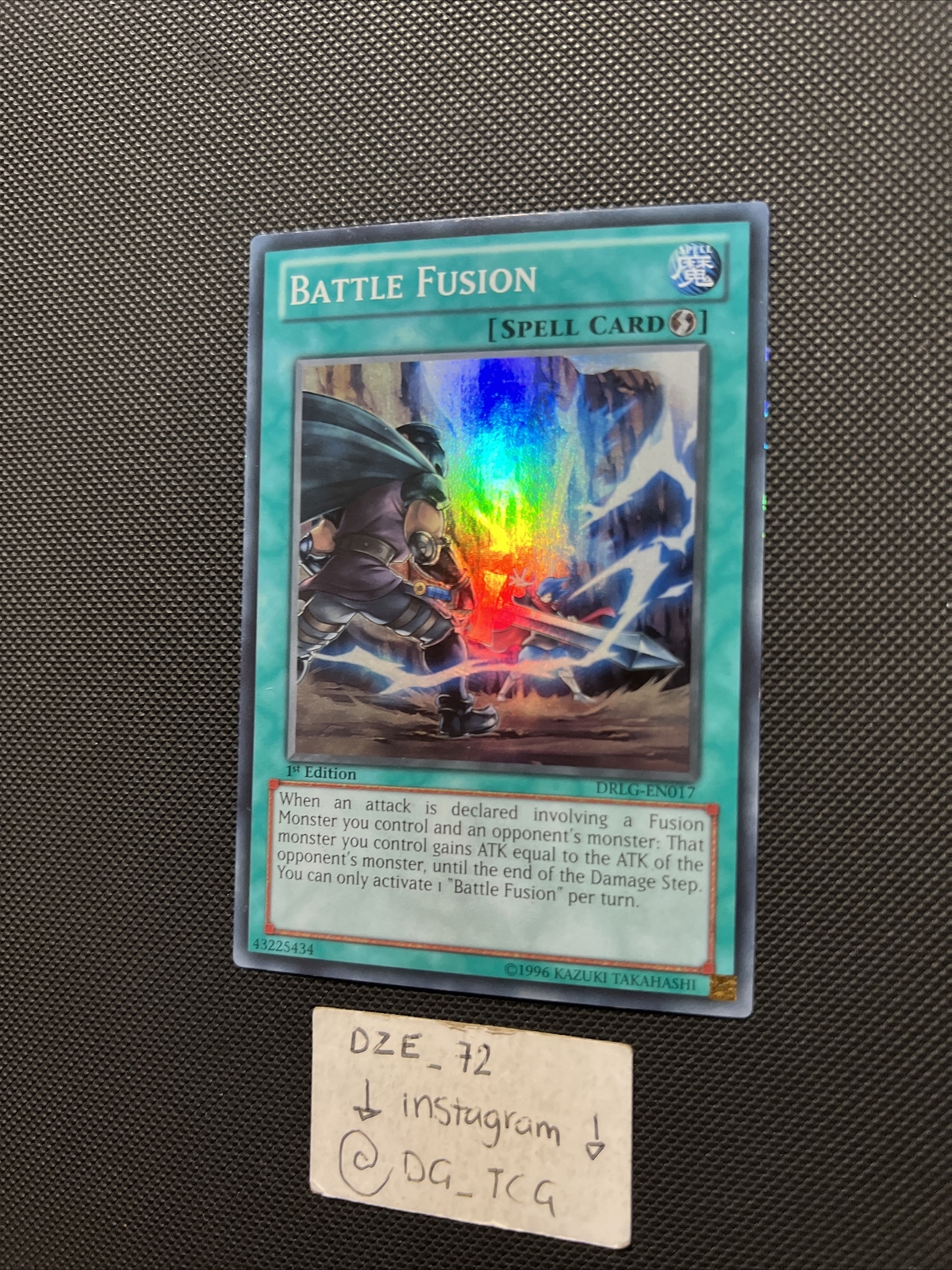Yugioh - Battle Fusion - 1st Edition - Super Rare - DRLG-EN017 - VLP ...
