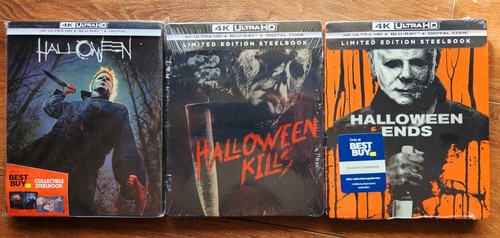 Halloween Trilogy 2018 / Returns / Ends (4K UHD + Bluray) 3 Steelbooks ...