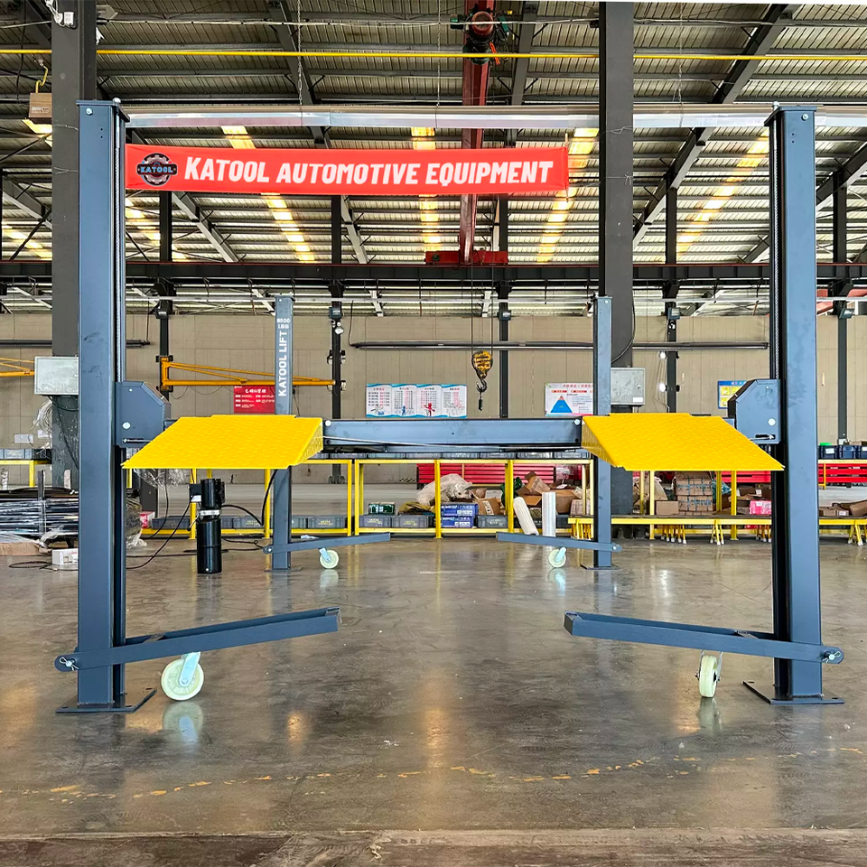 Auto Lift 8500 lbs Four Post Parking Lift 4 Post Lift with Casters Free ...