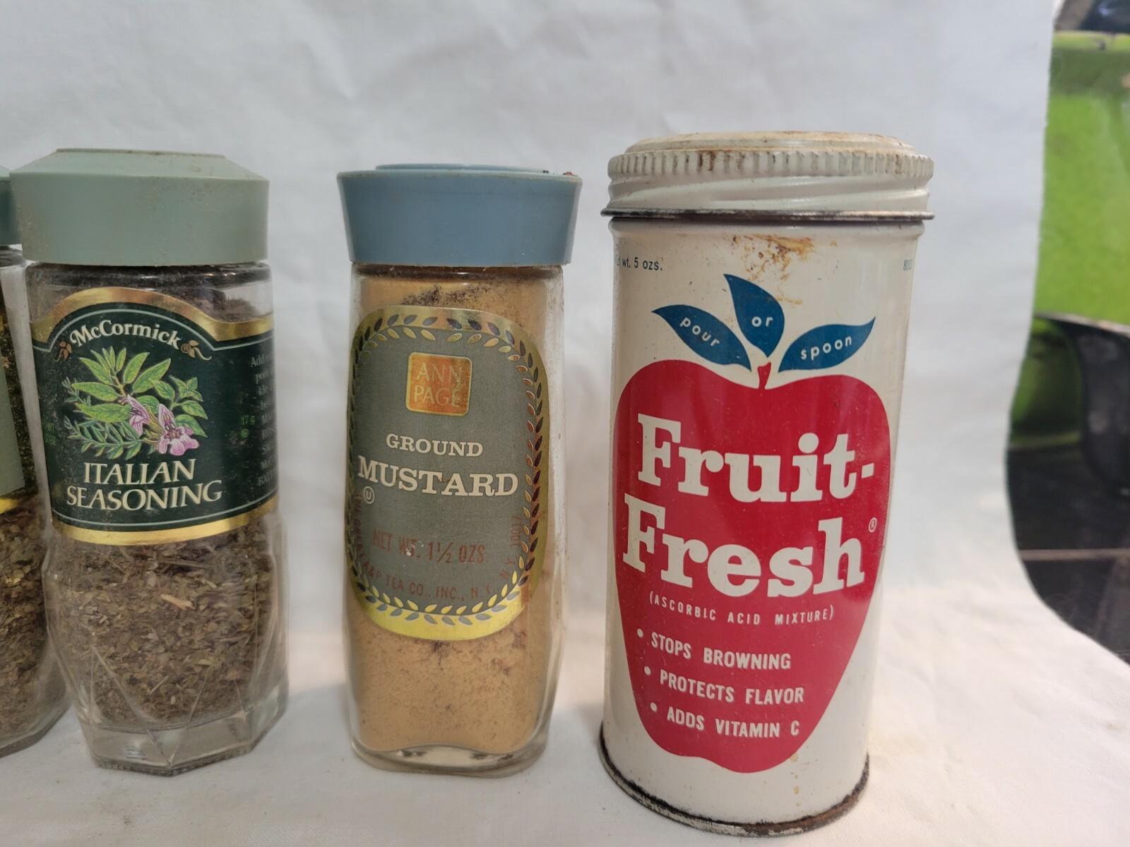 Vintage McCormick Spice Jars, Ann Page Jar, Fruit Fresh Tin | eBay