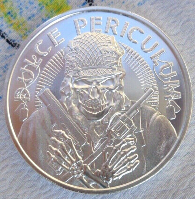 1 oz. 2022 DULCE PERICULUM (Danger is Sweet) Latin Allure round .999 ...