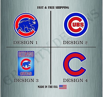 Chicago Cubs MLB Baseball Sticker Vinyl Decal Car Bumper Wall Water ...