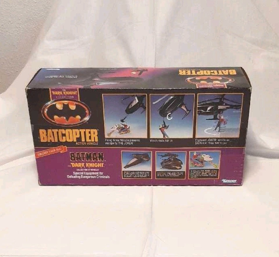 Vintage (1990) Kenner: Batman Dark Knight Collection, Batcopter. | eBay