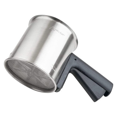 Flour Sifter for Baking,3 cup Thickened Premium Stainless Steel Flour ...