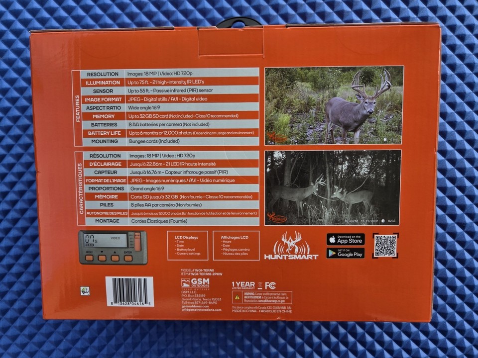 2 Pack Wildgame Innovations Terra Extreme 18MP Trail Camera IR 75ft 2 ...