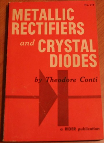 Metalic Rectifiers and Crystal Diodes | eBay