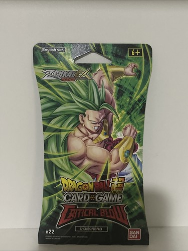Dragonball Super Card Game Critical Blow Broly Booster | eBay