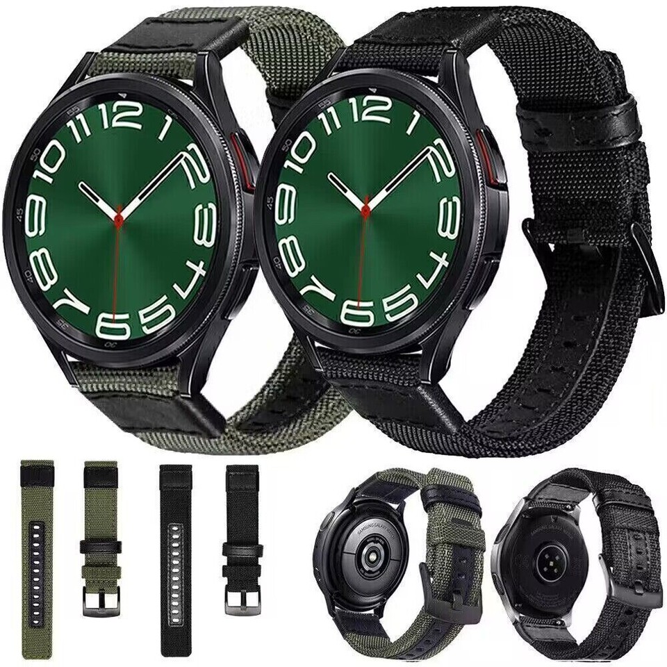 20MM 22MM Universal Quick Release Pin Leather Nylon Loop Watch Strap ...