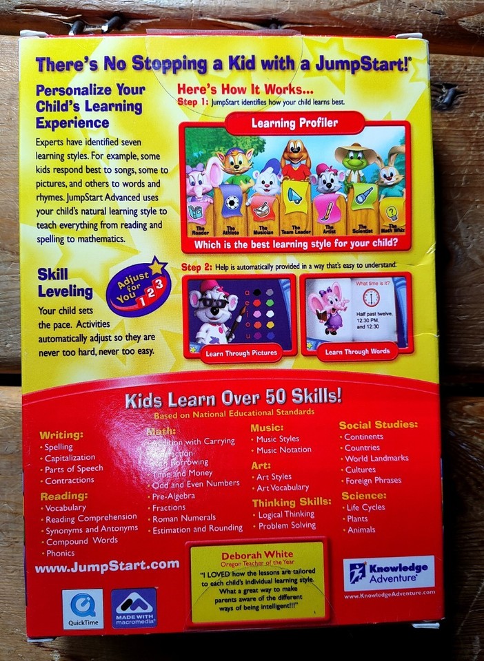 JumpStart Advanced 2nd Grade (Old Version) - Vivendi Universal, Windows ...