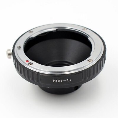 Nik-C Adapter For Nikon F Mount Ai D Lens To 16mm C Mount Film Movie ...