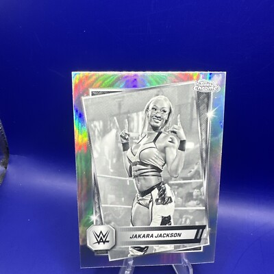 2025 Topps Chrome WWE Sepia Refractor Jakara Jackson #36 NXT | eBay