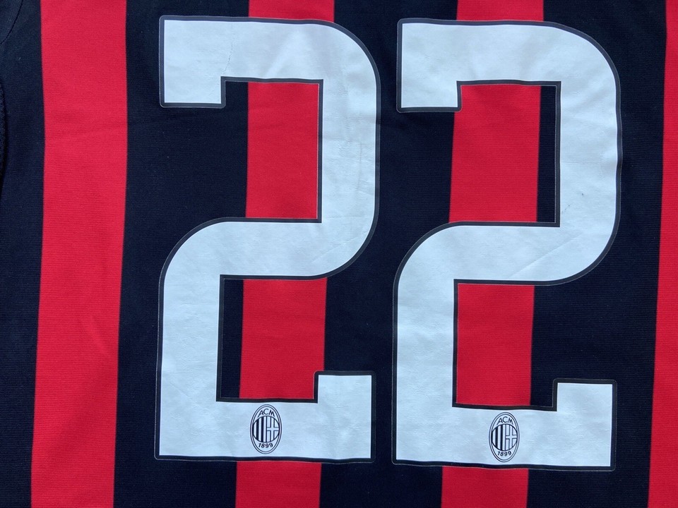 MILAN 2008 2009 HOME SHIRT JERSEY ADIDAS 025392 sz M MEN #22 KAKA | eBay