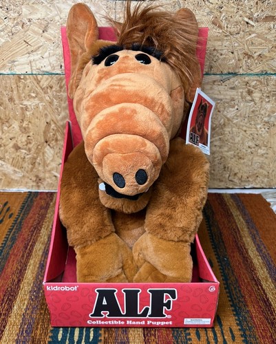 ALF 13" Plush Hand Puppet by Kidrobot 2021 NECA Company 1980s TV Series ...