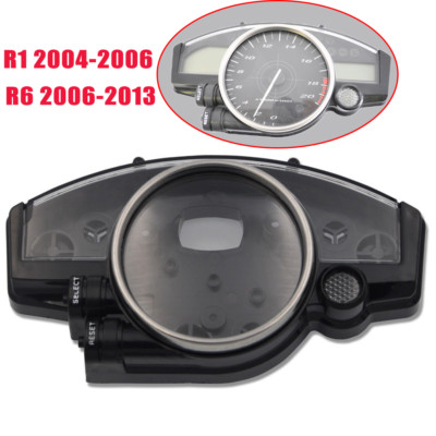 Speedometer Cover Tachometer Gauge Case For Yamaha YZF R1 2004-2006 R6 ...
