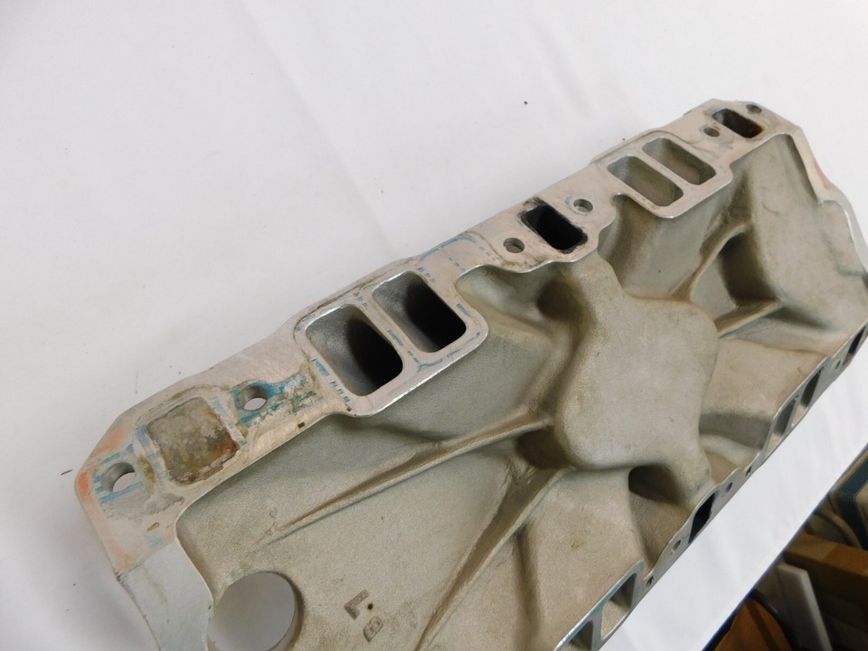 Original Weiand Chevrolet Intake Manifold Small Block Chevy 1955 - 1986 ...