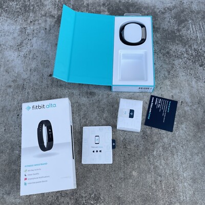 Fitbit Alta Watch Fitness Tracker-black Small To Large Band H03 | eBay