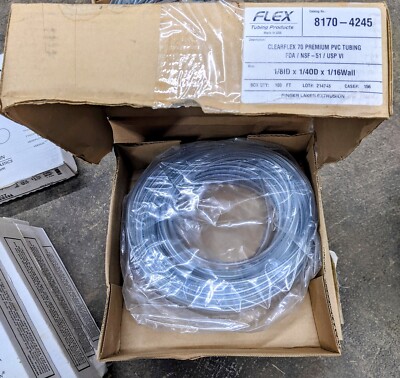 Flex Tubing products, Clear Flex 70 Premium PVC Tubing 100' | eBay