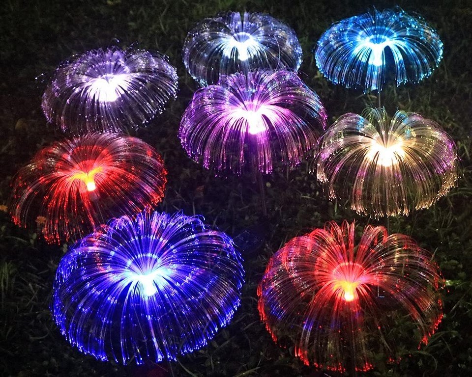 LED Solar Firefly Light Garden Waterproof Swaying Lamp Outdoor ...