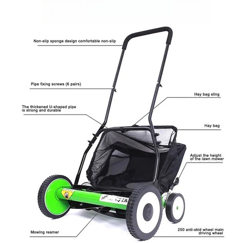 Four-wheeled Multi-function Lawn Mower Small Gardening Tools and ...