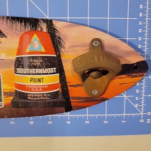 Key West Bottle Opener Mini Surfboard Sign Home Decor Florida ...