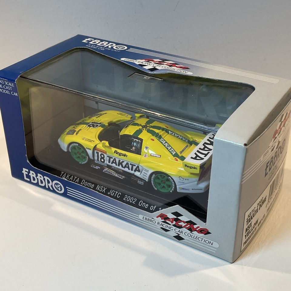 Ebbro TAKATA DOME NSX 2002 JGTC Die-cast Model JGTC 1/43 NEW | eBay