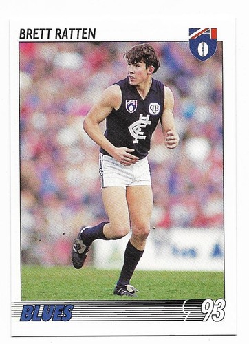 1993 Select Base Card (157) Brett RATTEN Carlton | eBay