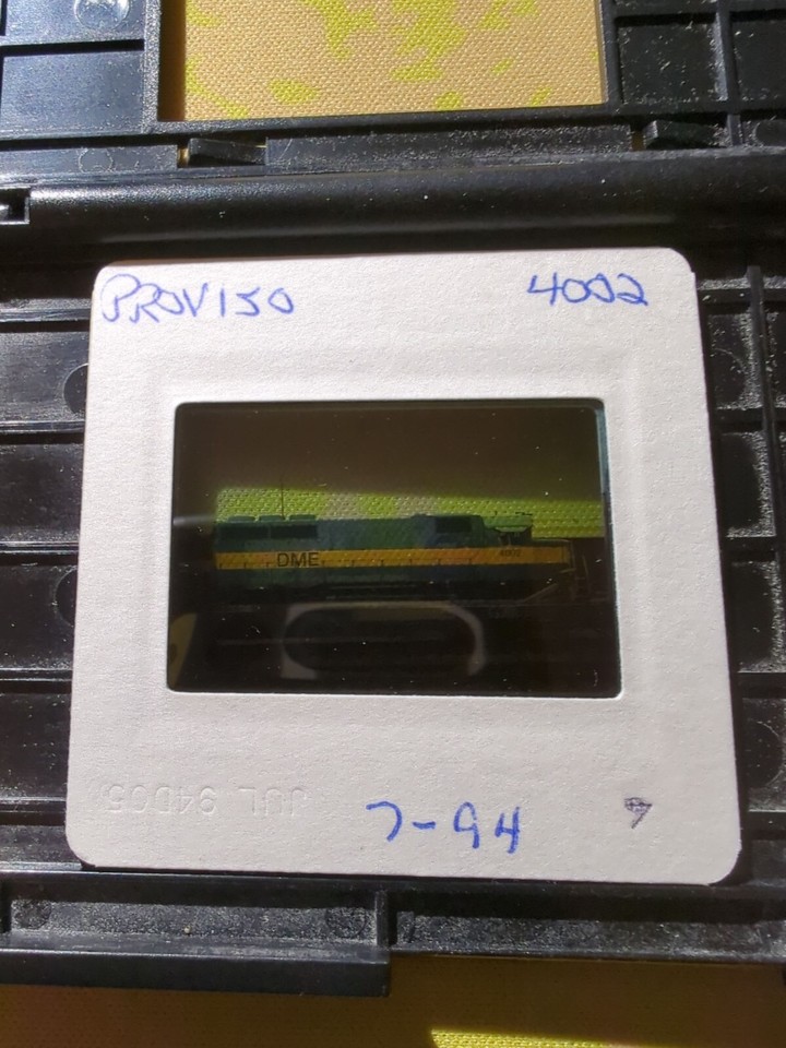 Original Slide Dakota Minnesota and Eastern DME 4002 EMD GP40 7-94 ...