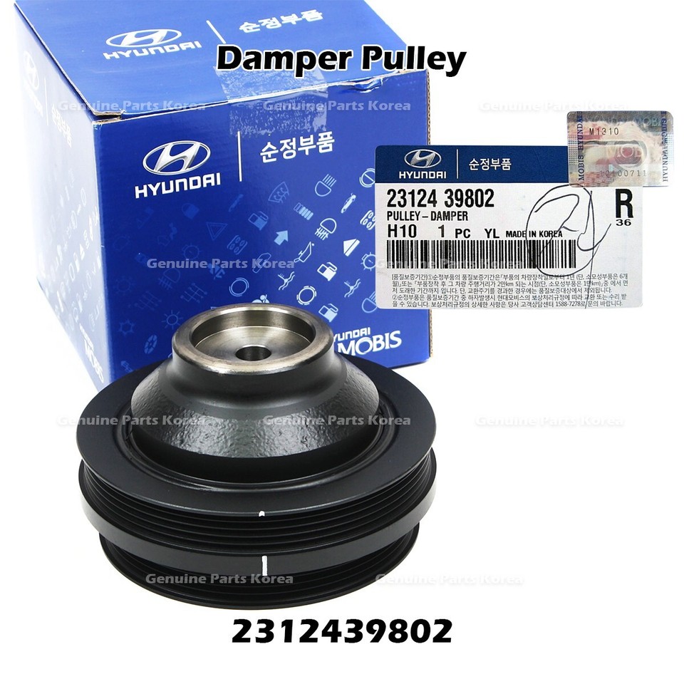 Kia Sorento Damper Pulley | 2312439802 | Genuine OEM | 23124-39802 ...