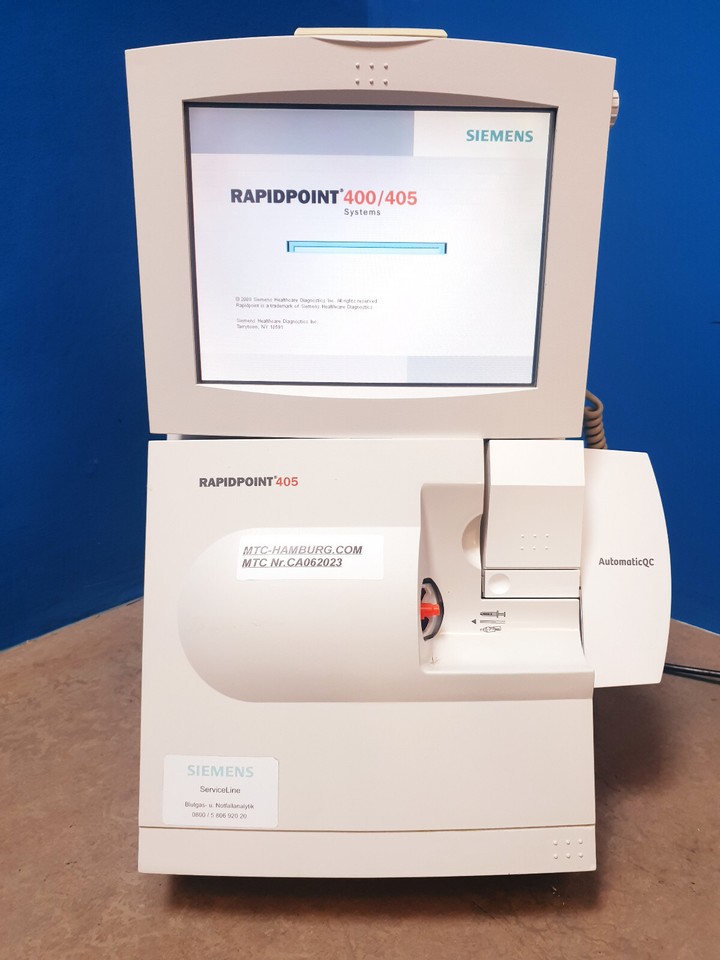 Siemens RAPIDPoint 405 Blood Gas Analyzer System CA062023 | eBay