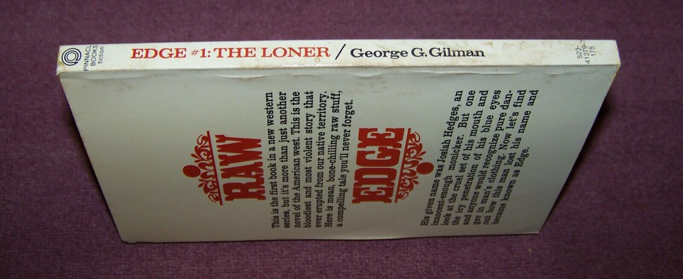 Edge #1 The Loner by George G. Gilman 1981 Vintage Western Paperback | eBay