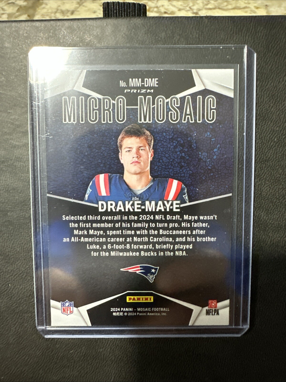 2024 Panini Mosaic Drake Maye Micro Mosaic Prizm SSP Case Hit 💥 RC ...