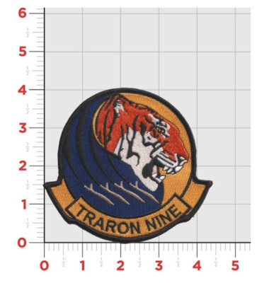 NAVY VT-9 TRARON NINE TIGERS HOOK & LOOP EMBROIDERED PATCH | eBay
