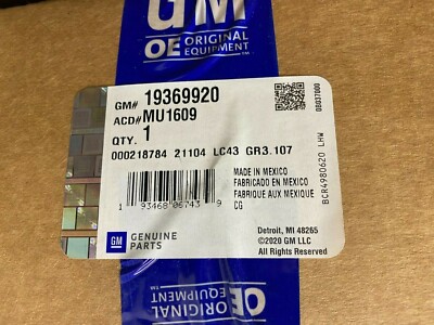 GM Original Equipment (S) Module Kit, 19369920 - NEW | eBay