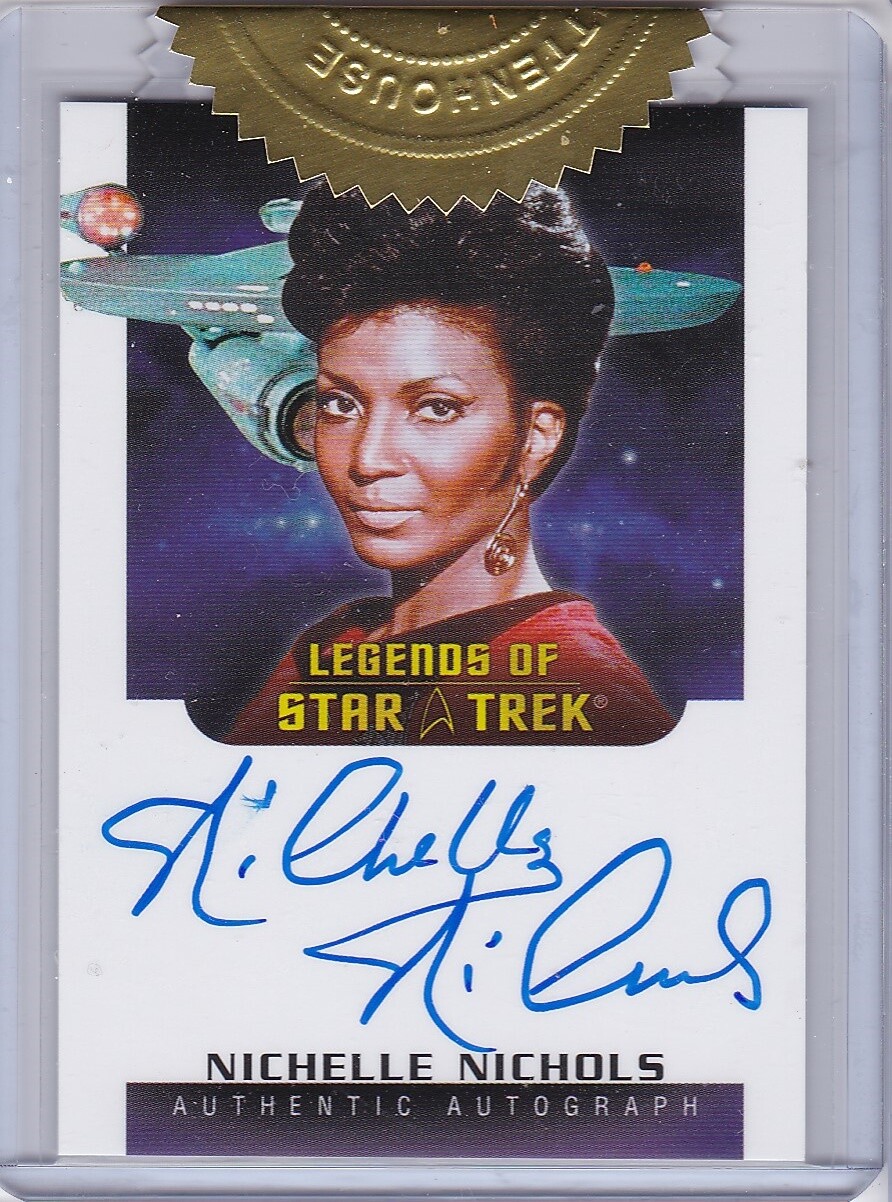 THE WOMEN OF STAR TREK 50TH ANNIVERSARY LA6 NICHELLE NICHOLS 6 CASE ...