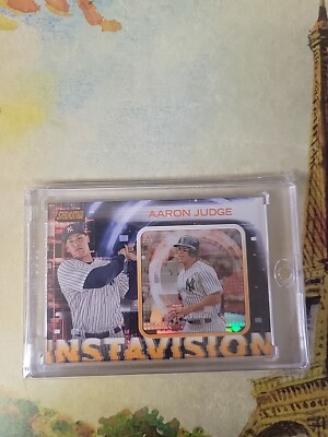 2018 Stadium Club Aaron Judge Instavision Orange /10 | eBay