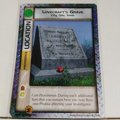MYTHOS CCG (NEW AEON)-- LOVECRAFT'S GRAVE --NM / MINT | eBay