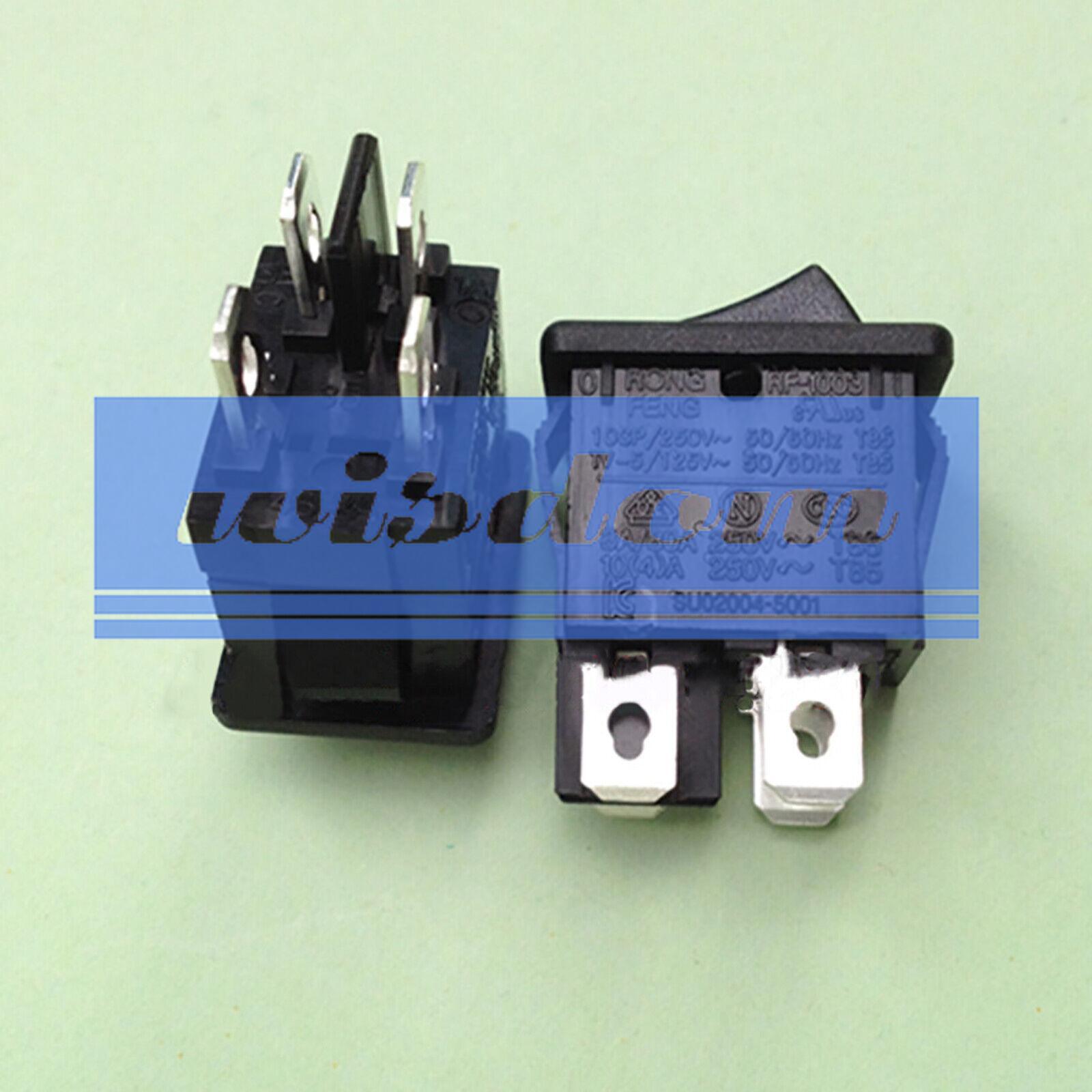 1PC RF-1003 Rocker Switch 15*21 Four-pin Two-position 250V 10A Power ...