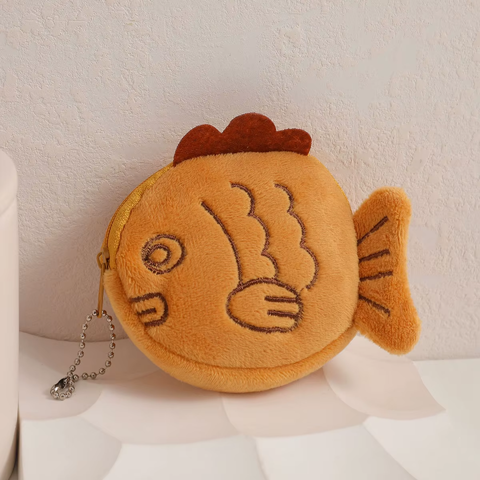 Cartoon Cute Coin Purse Kawaii Wallet Portable Plush Coin Bag Key ...