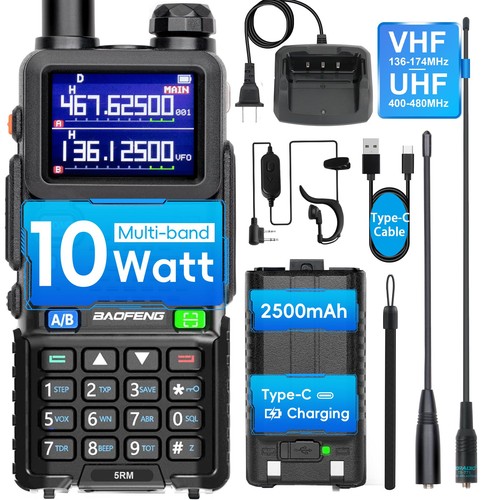 Digital Handheld Radio Scanner Fire Police VHF FM EMS Ham 2 Way ...