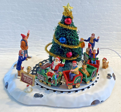 Lemax Christmas Village ~ Santa's Kiddie Train ~ Animated Lighted Train ...