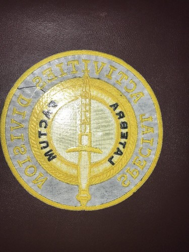 CIA SAD Special Activities Division SOG Latebra Factum 5 Inch Patch ...