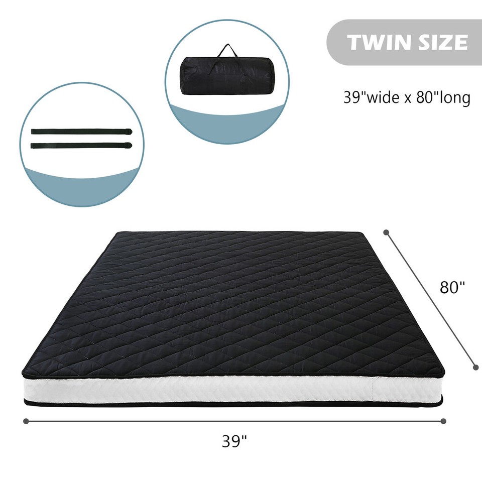 Futon Mattress Thick Padded Japanese Floor Mattress Quilted Bed ...