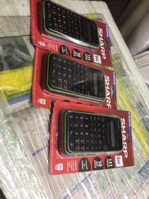 3x Sharp El-501 Scientific Calculator 74000019225| eBay