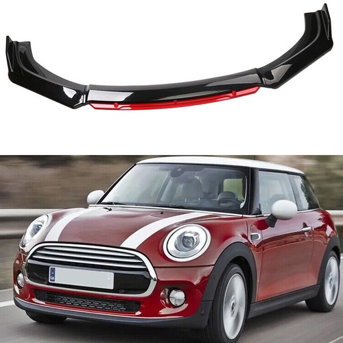For MINI Cooper Double Layer Wider Car Front Bumper Lip Spoiler ...