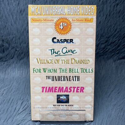 MCA Universal Home Video 1995 4th Quarter Preview In-Store VHS The Cure ...