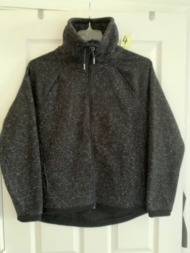 Avia Women's Top Jacket Full Zip DarkGrey Color Long Sleeve Comfy Large ...