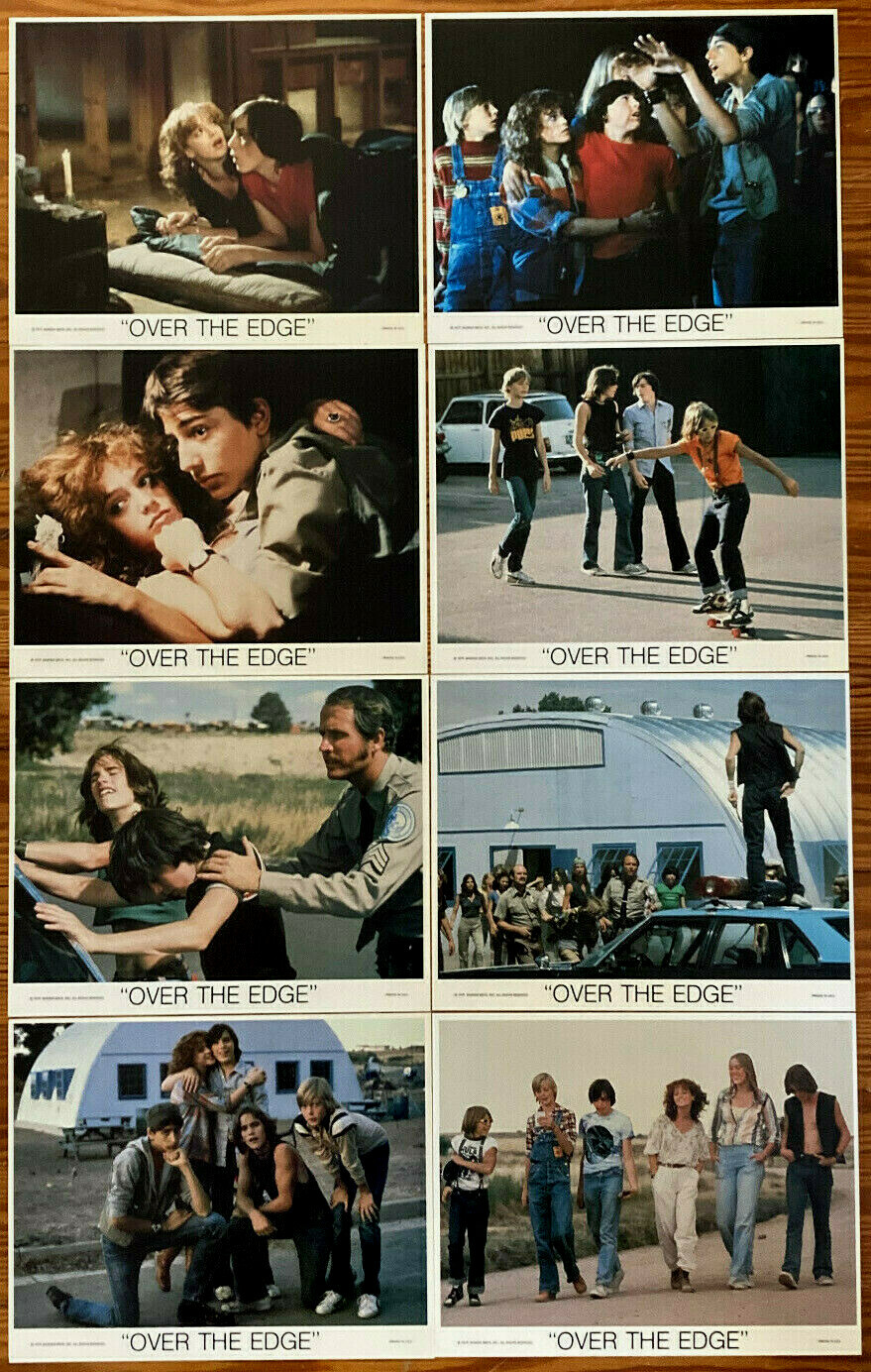 OVER THE EDGE Original Movie Lobby Card Set 1979 Matt Dillon Teen Cult Film NM | eBay