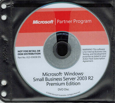 Microsoft Windows Small Business Server 2003 R2 Premium Edition | eBay