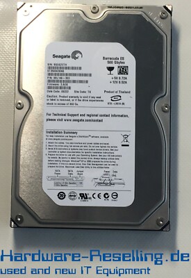 Seagate Barracuda ES 500GB ST3500630NS 9BL146-303 | eBay