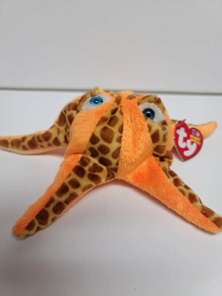 Ty Beanie Babies -New Wish The Starfish--MWMT-Gift Of The Sea- Five ...